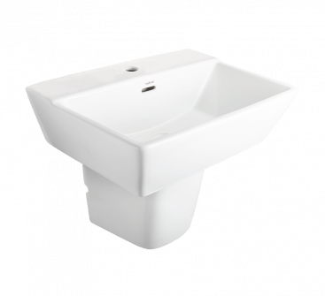Cube Pedastal Wash Basin – Luxus